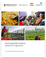 Multi-Stakeholder Initiatives: Lessons from Agriculture - TechnoServe