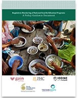 Regulatory Monitoring of National Food Fortification Programs: A Policy ...