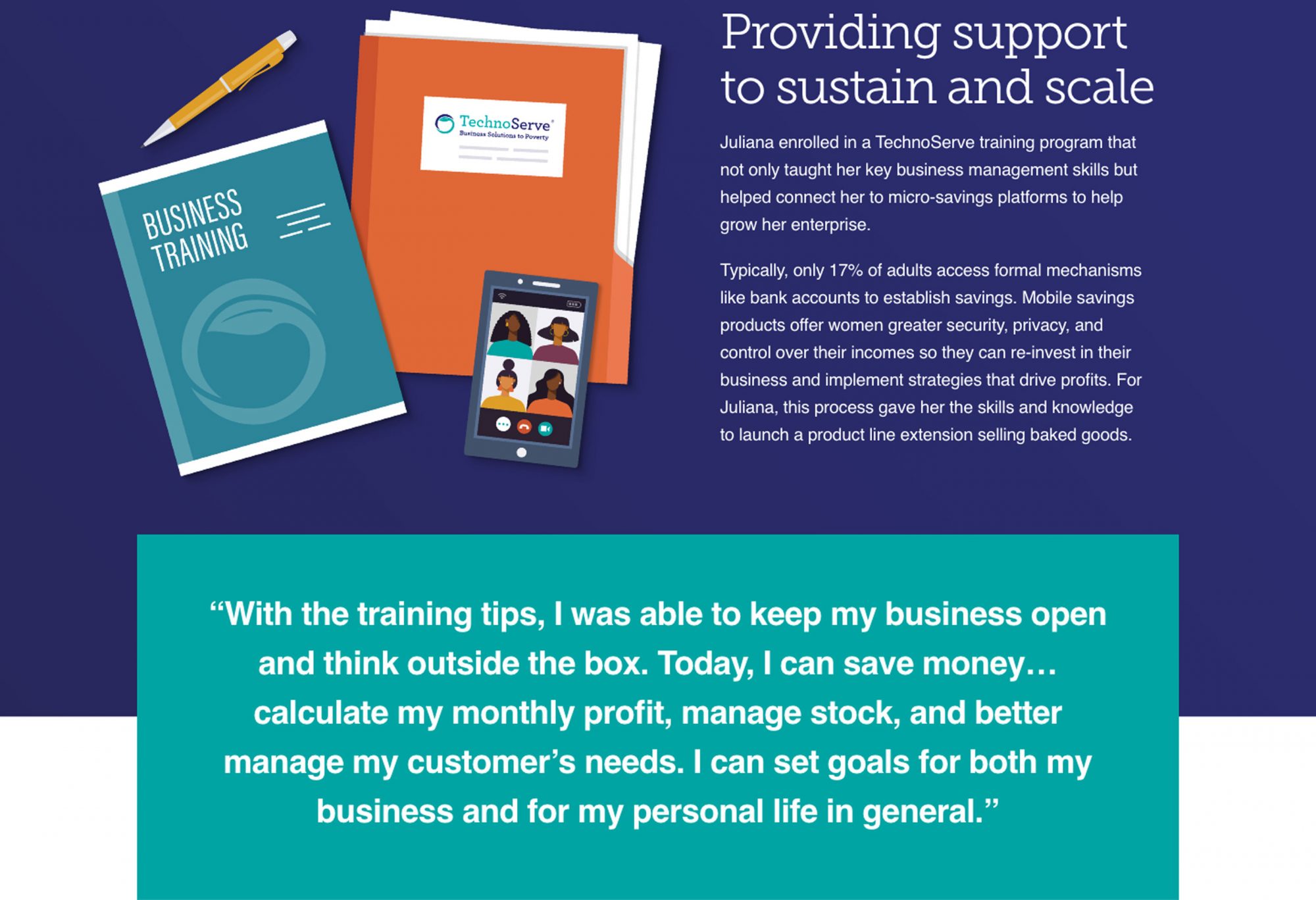 Small Business Growth - TechnoServe Business Solutions to Poverty